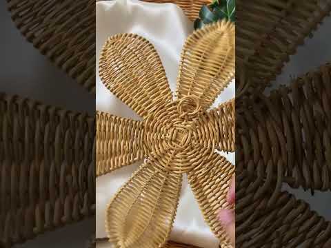 Rattan Daisy Flower Nursery Wall Decor – Islandthingsdeco